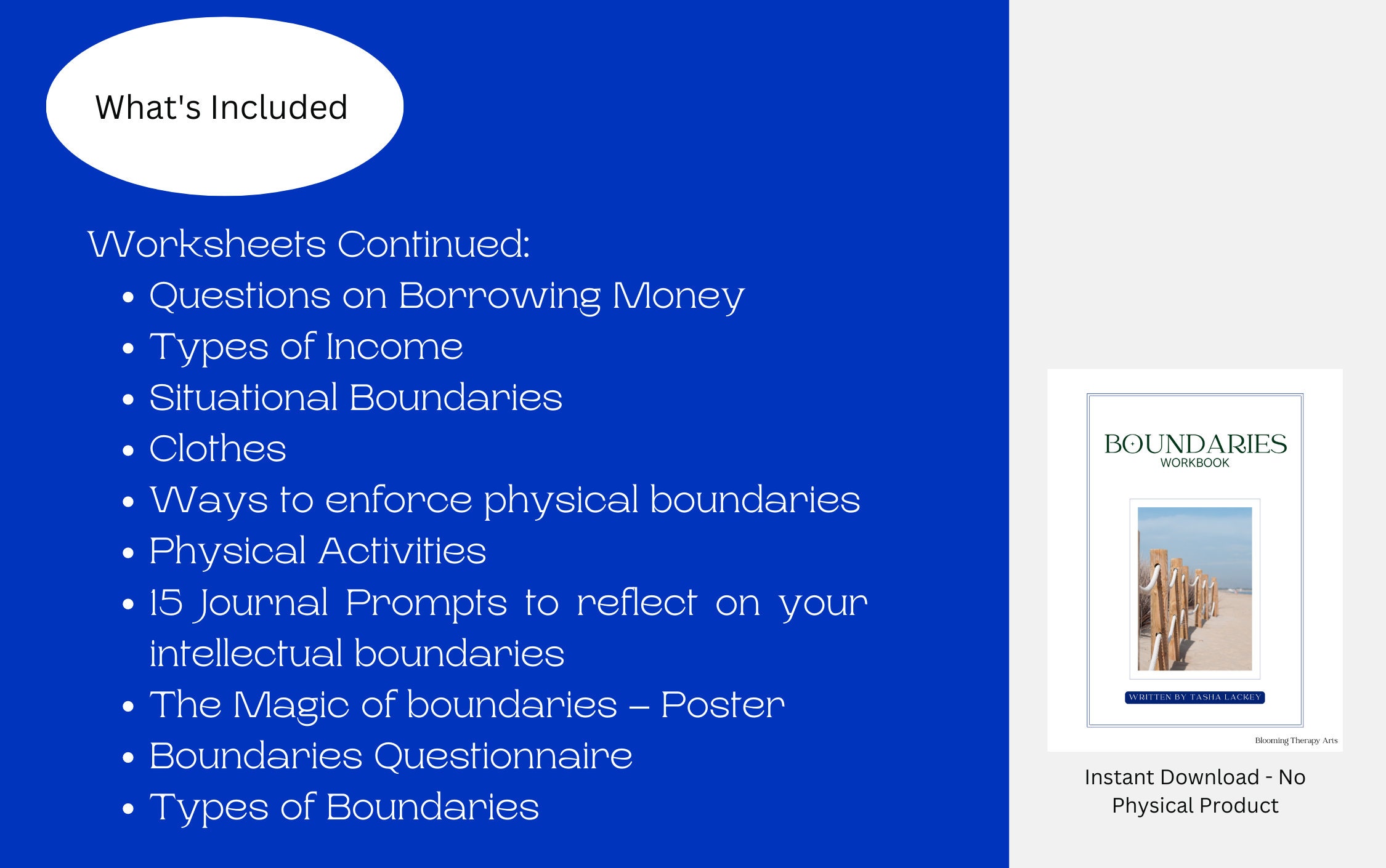 Digital Download Boundaries Worksheet | Boundaries Journal | Self-care ...