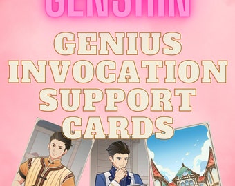 Genshin Impact Genius Invokation TCG Custom Deck Builder - Etsy