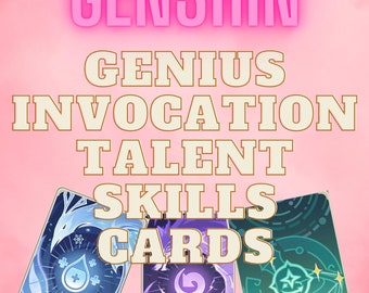 Genius Invocation Tcg - Etsy