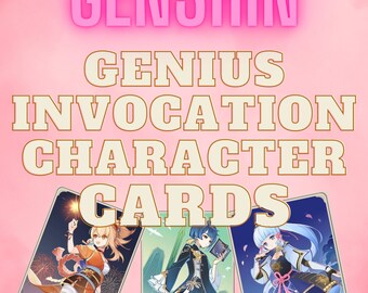 Genshin Impact Genius Invokation TCG Custom Deck Builder - Etsy