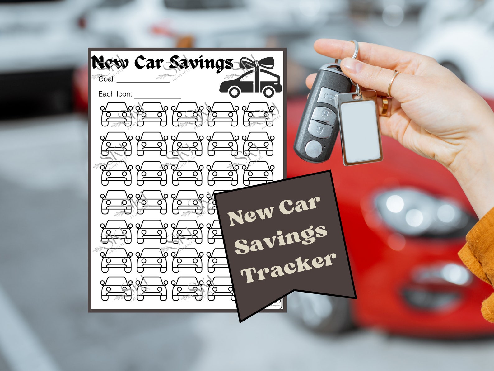 PRINTABLE New Car Savings Tracker, Savings Tracker, Dave Ramsey, Baby ...