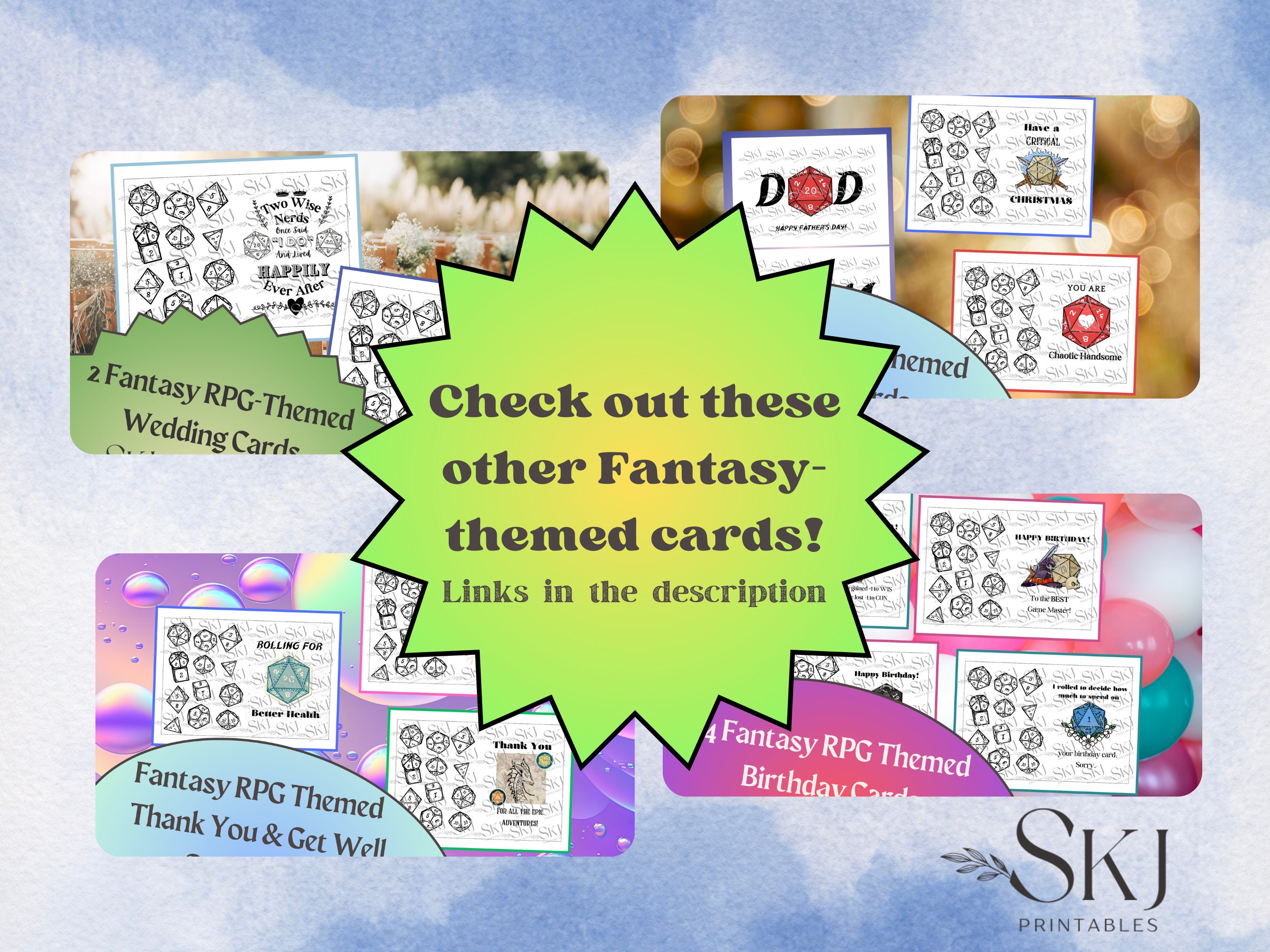 PRINTABLE Fantasy RPG Graduation Card - TTRPG Graduation Card - 20 ...