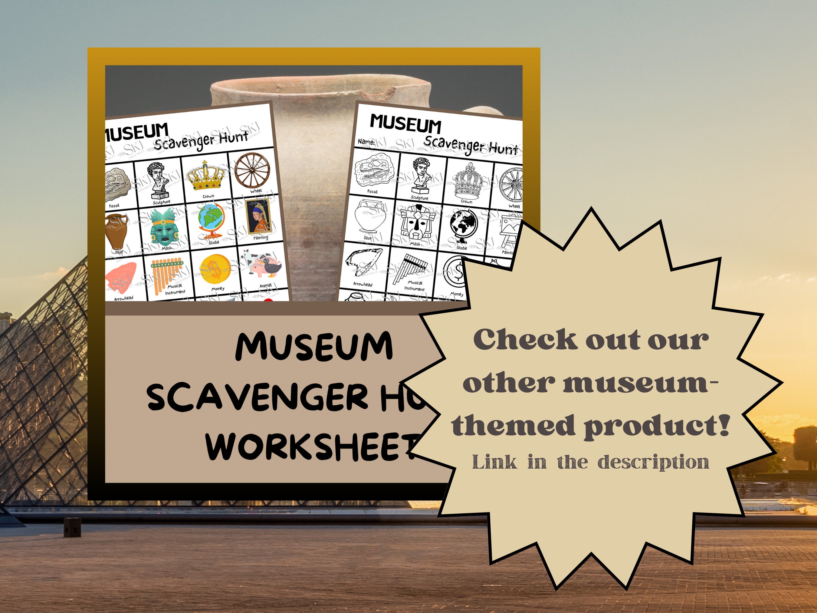 PRINTABLE Museum-themed Birthday Card - Museum Greeting Card - Museum ...