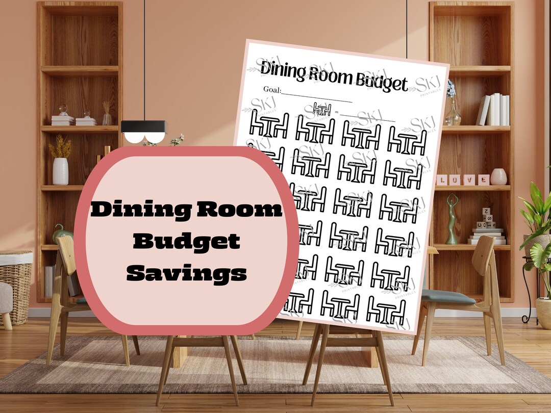 PRINTABLE Dining Room Budget, New Dining Room Decor Budget, Short-term ...