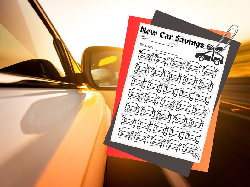 PRINTABLE New Car Savings Tracker, Savings Tracker, Dave Ramsey, Baby ...