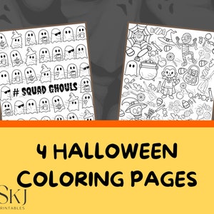 PRINTABLE Halloween Coloring Pages, Kids Halloween Coloring Sheets ...