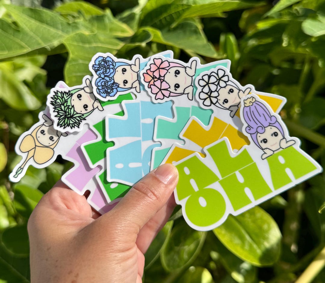 Sonny Angel Aloha Stickers - Waterproof Vinyl Decal Set - Etsy