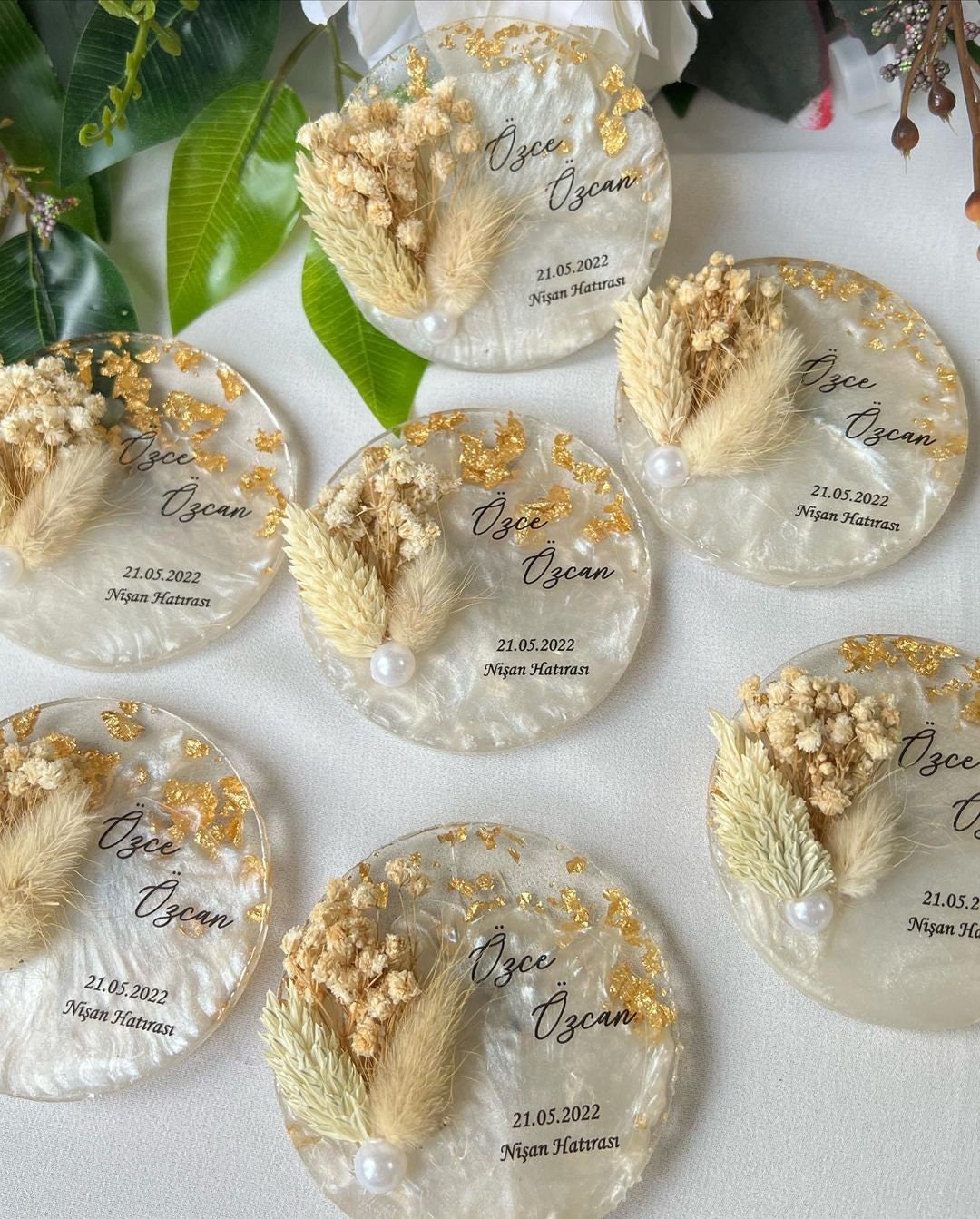 Resin Magnet Wedding Favors, Wedding Favors for Guests in Bulk, Epoxy ...