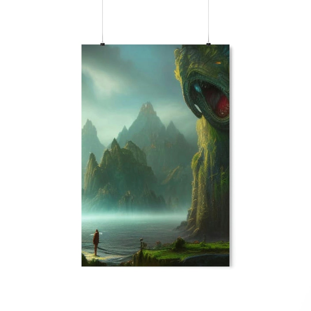 Fantasy Landscape troll Series Poster, Wall Art, Room Decor, Teen Wall ...