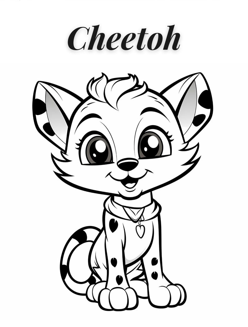 10 Enchanting Cats Coloring Pages, Printable Coloring Page, Printable ...