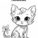 10 Enchanting Cats Coloring Pages, Printable Coloring Page, Printable ...