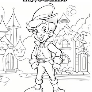 10 Cartoon Famous Characters Coloring Pages, Printable Coloring Page ...