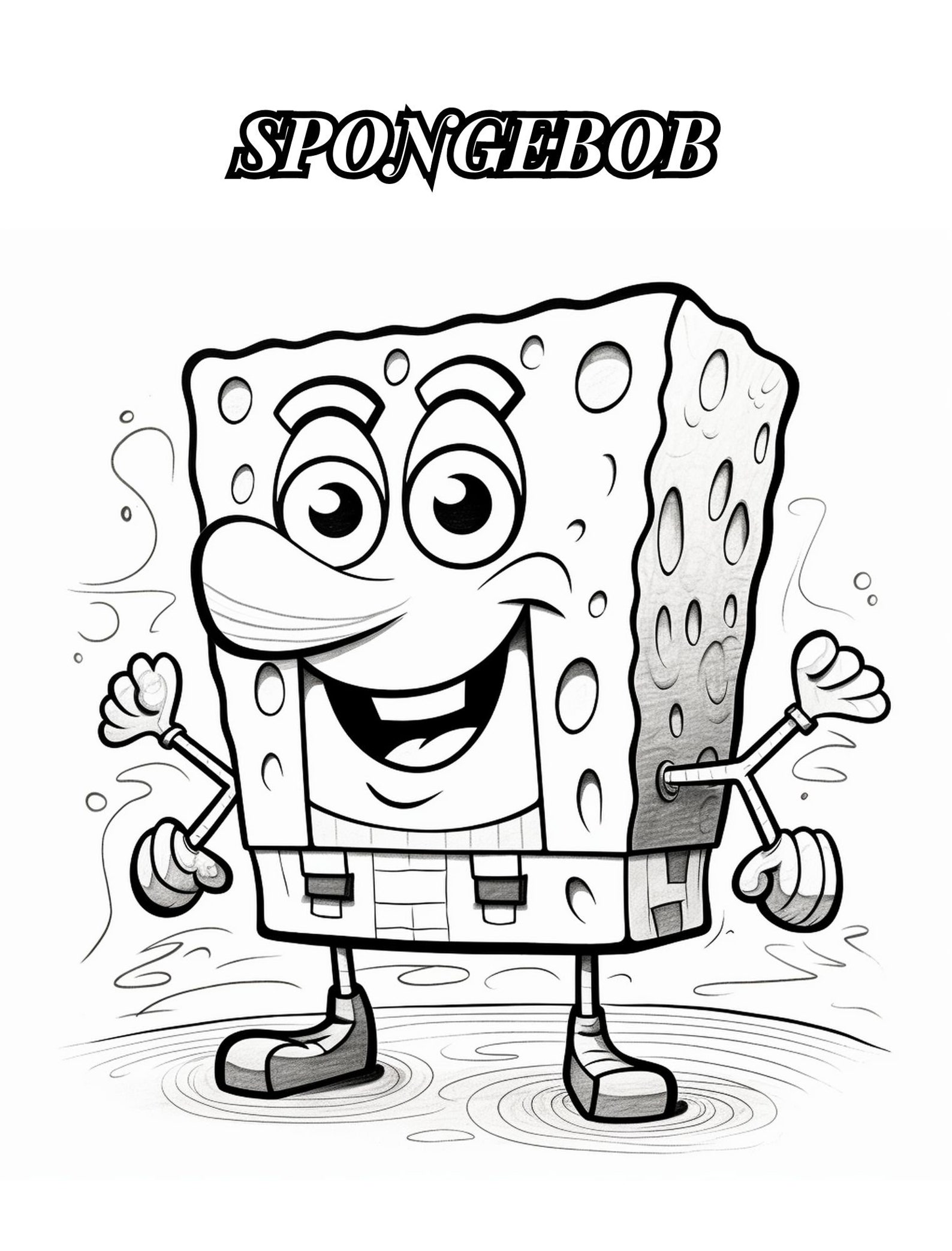 10 Cartoon Famous Characters Coloring Pages, Printable Coloring Page ...
