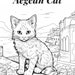 10 Enchanting Cats Coloring Pages, Printable Coloring Page, Printable ...