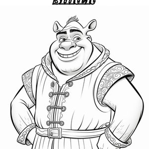 10 Cartoon Famous Characters Coloring Pages, Printable Coloring Page ...