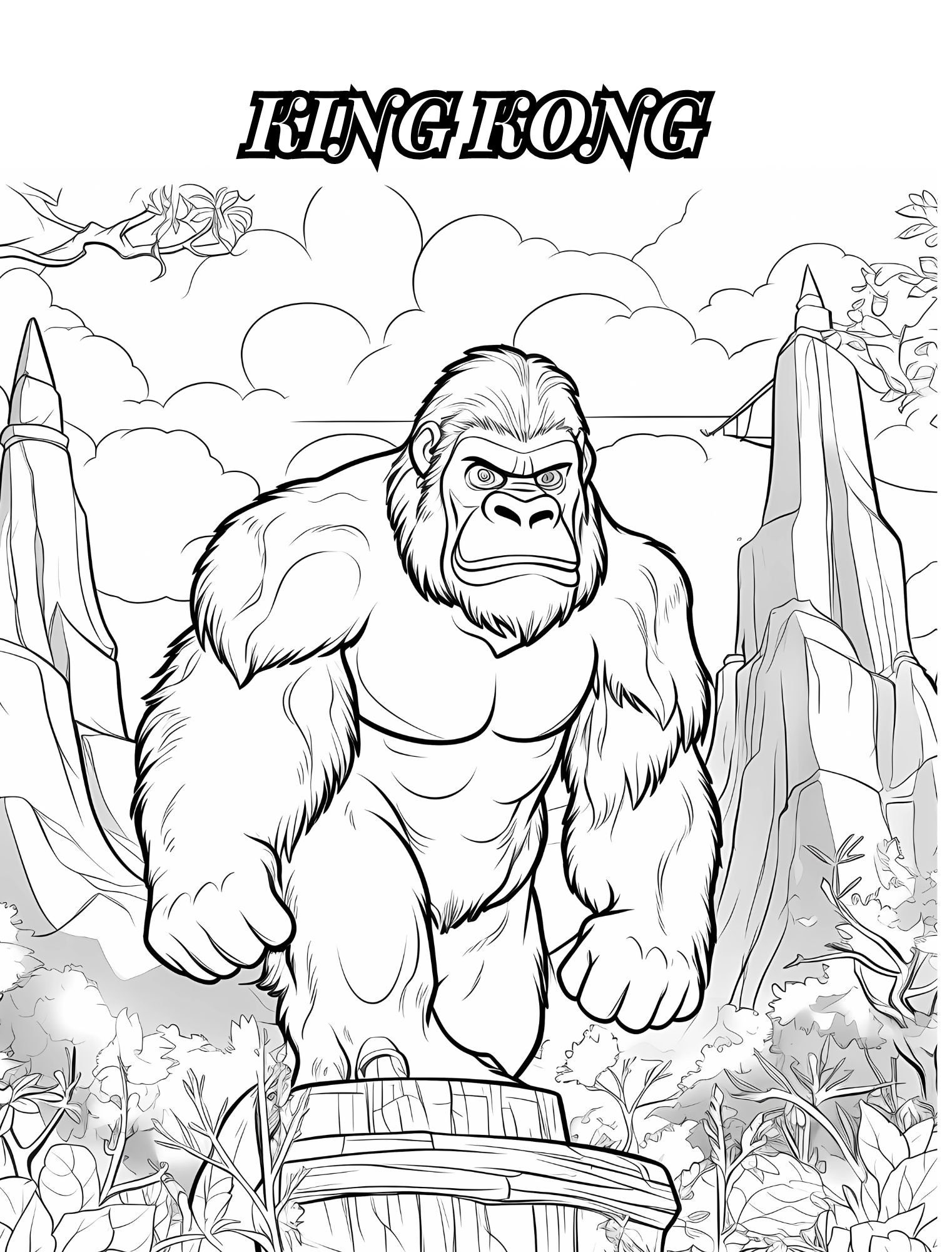 10 Cartoon Famous Characters Coloring Pages, Printable Coloring Page ...
