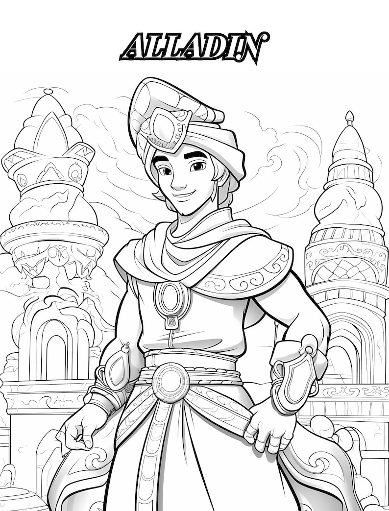 10 Cartoon Famous Characters Coloring Pages, Printable Coloring Page ...