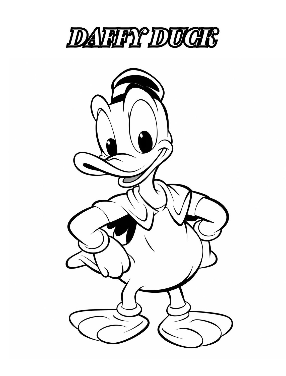 10 Cartoon Famous Characters Coloring Pages, Printable Coloring Page ...