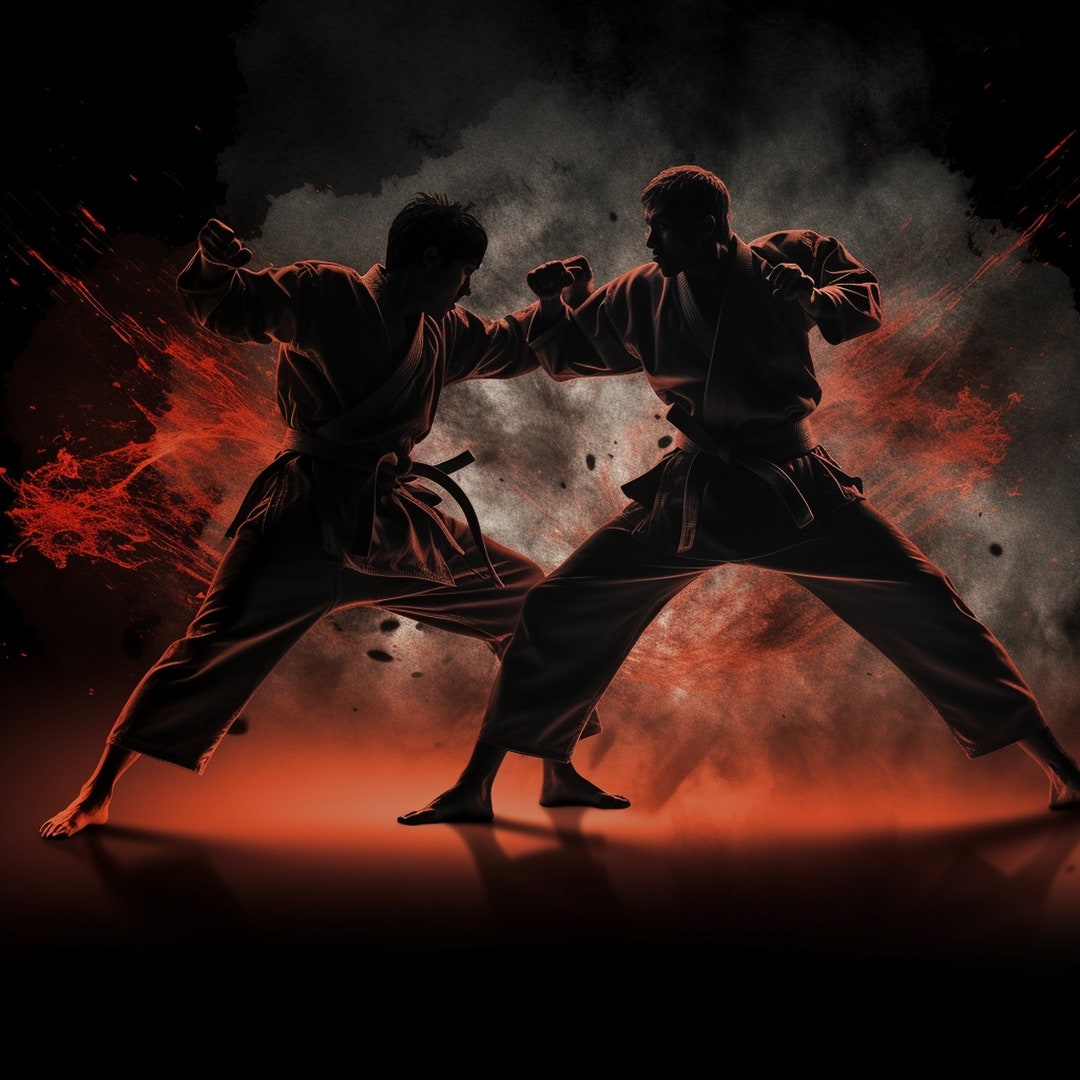 Dark Karate Battle - Digital Product - Etsy
