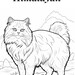 10 Enchanting Cats Coloring Pages, Printable Coloring Page, Printable ...