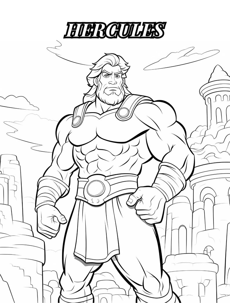 10 Cartoon Famous Characters Coloring Pages, Printable Coloring Page ...