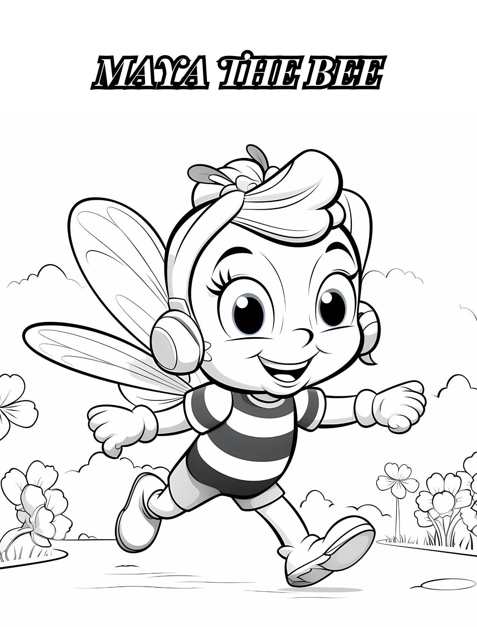 10 Cartoon Famous Characters Coloring Pages, Printable Coloring Page ...