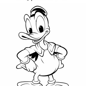 10 Cartoon Famous Characters Coloring Pages, Printable Coloring Page ...