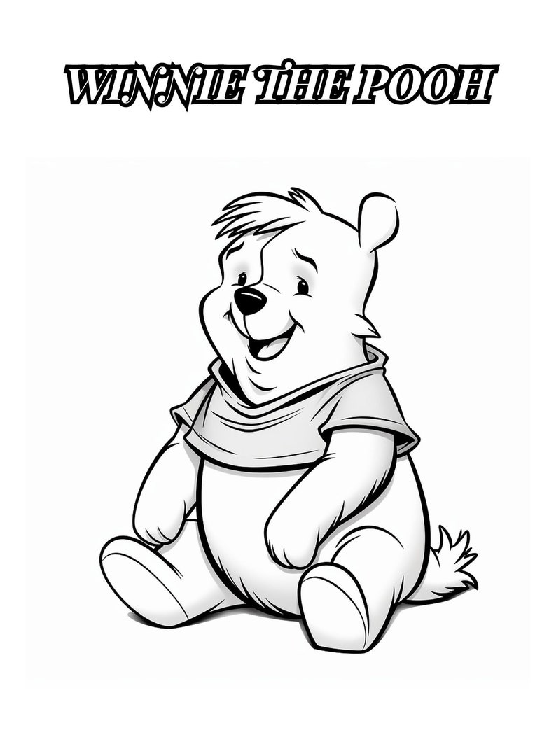 10 Cartoon Famous Characters Coloring Pages, Printable Coloring Page ...