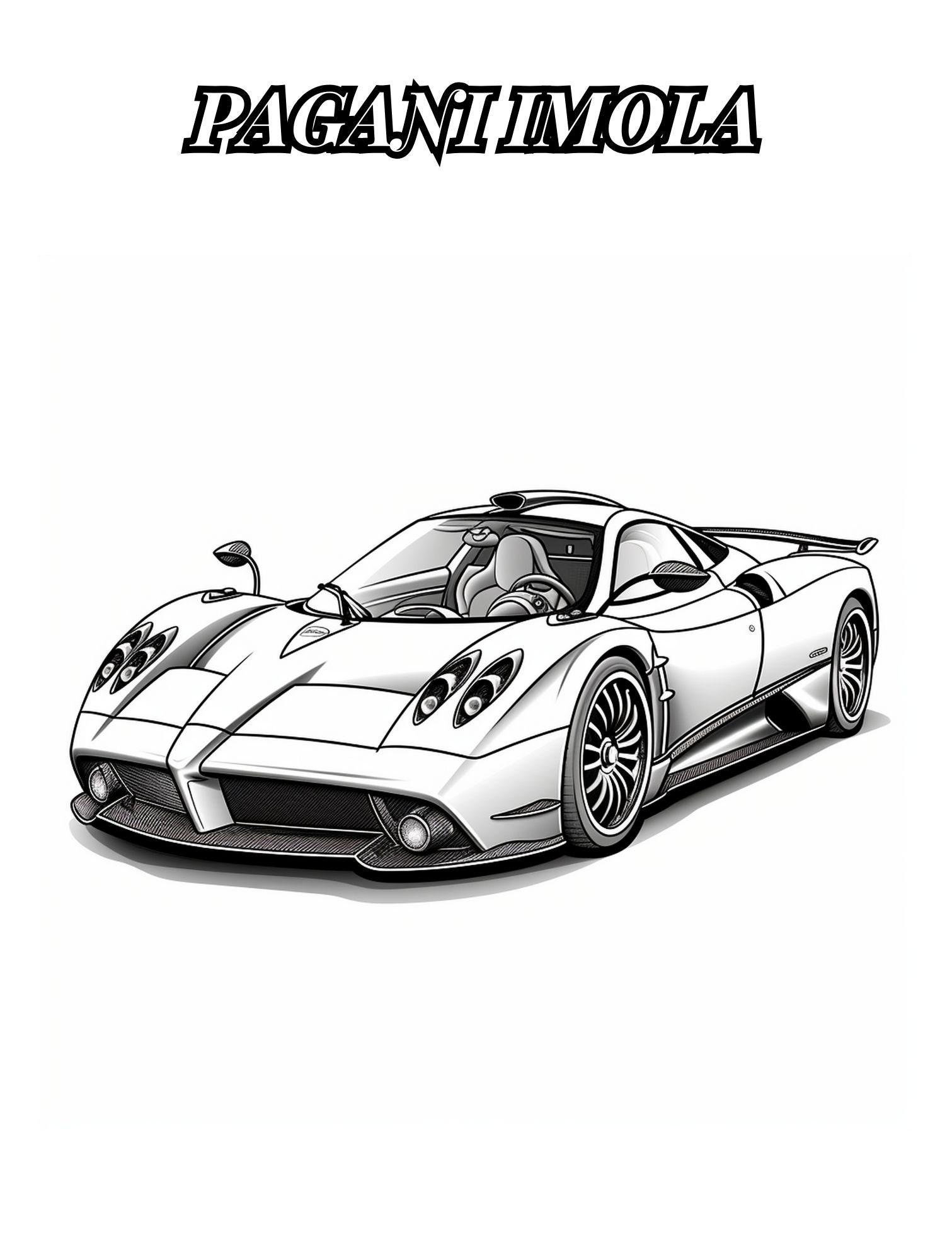 Amazing Cars Coloring Book, Printable Coloring Page, Cars Coloring ...
