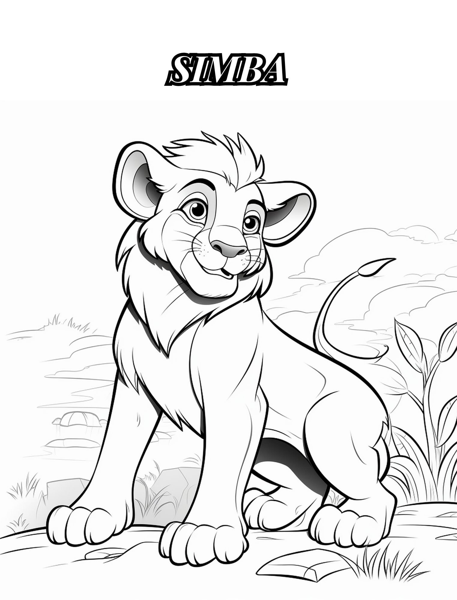 10 Cartoon Famous Characters Coloring Pages, Printable Coloring Page ...