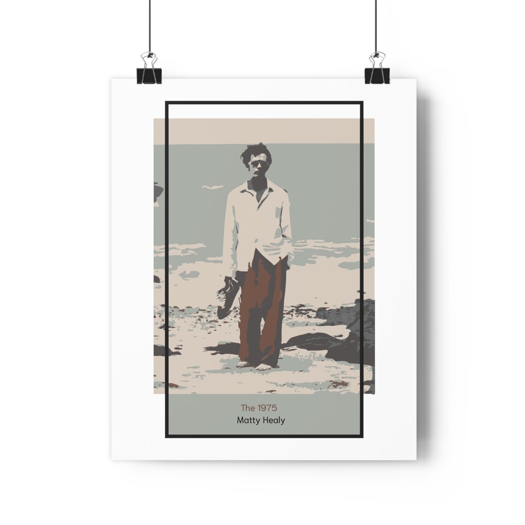 Matty Healy Poster the 1975 Art Print Merch Music Prints - Etsy