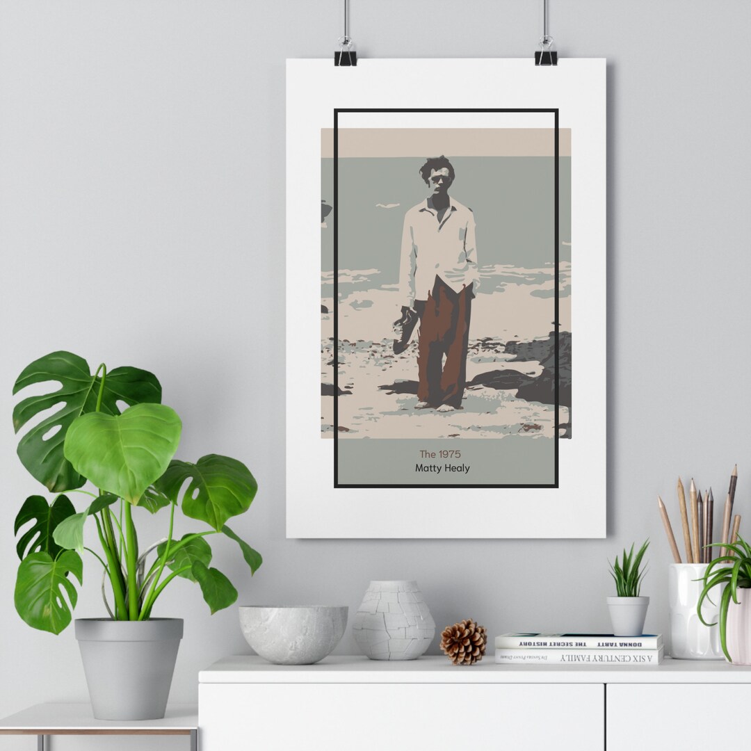 Matty Healy Poster | the 1975 Art Print | Merch | Music Prints | Music ...