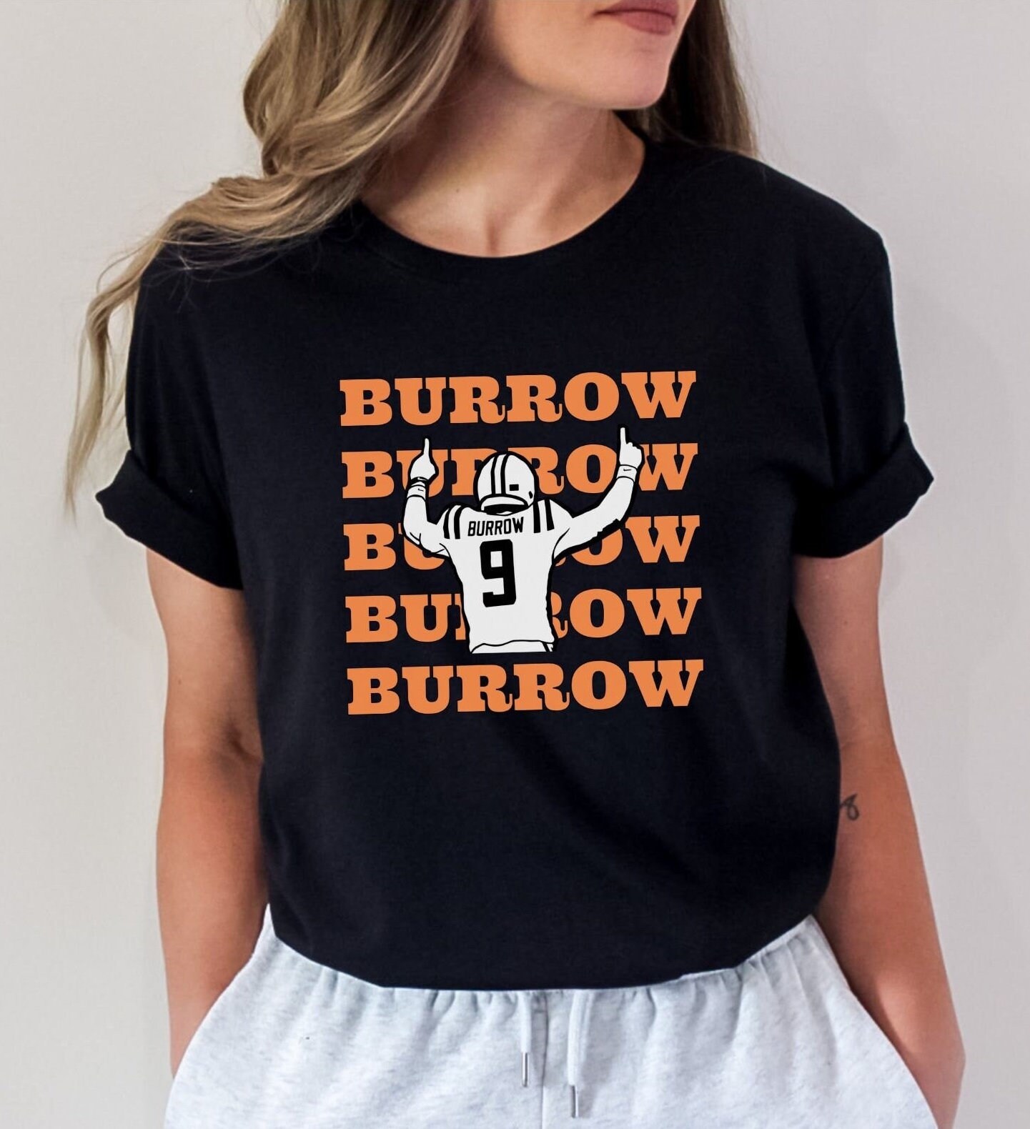 Joe Burrow Vintage 90s Shirt Joe Burrow T Shirt Joe Burrow 2023 Football Shirt