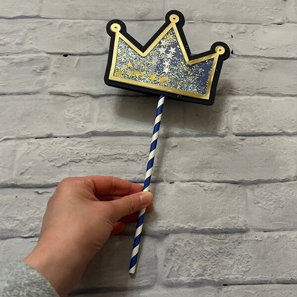 Crown Shaker Cake Topper - Etsy