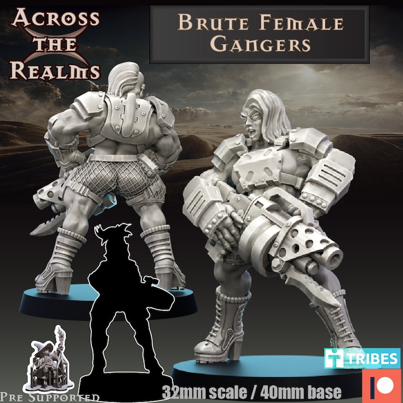 Female Miniature 3D Printed Figure 3D Print Miniature Tabletop Games ...