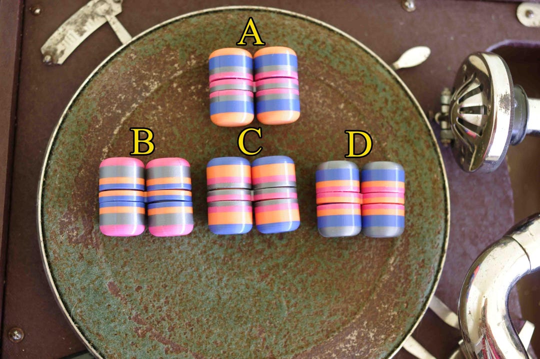 Multicolor 3D Printed Fidget Anti-stress Toy | Colorful Stackable ...