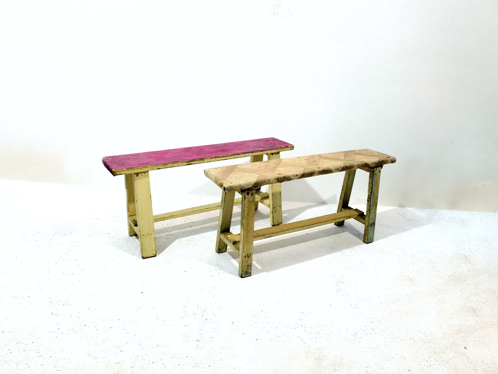 Pair of Irish Vernacular Form Stools - Etsy