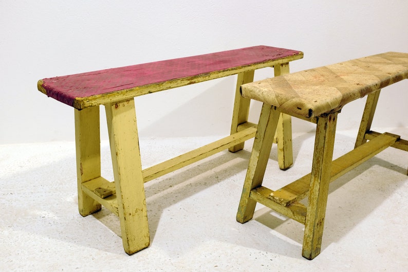 Pair of Irish Vernacular Form Stools - Etsy