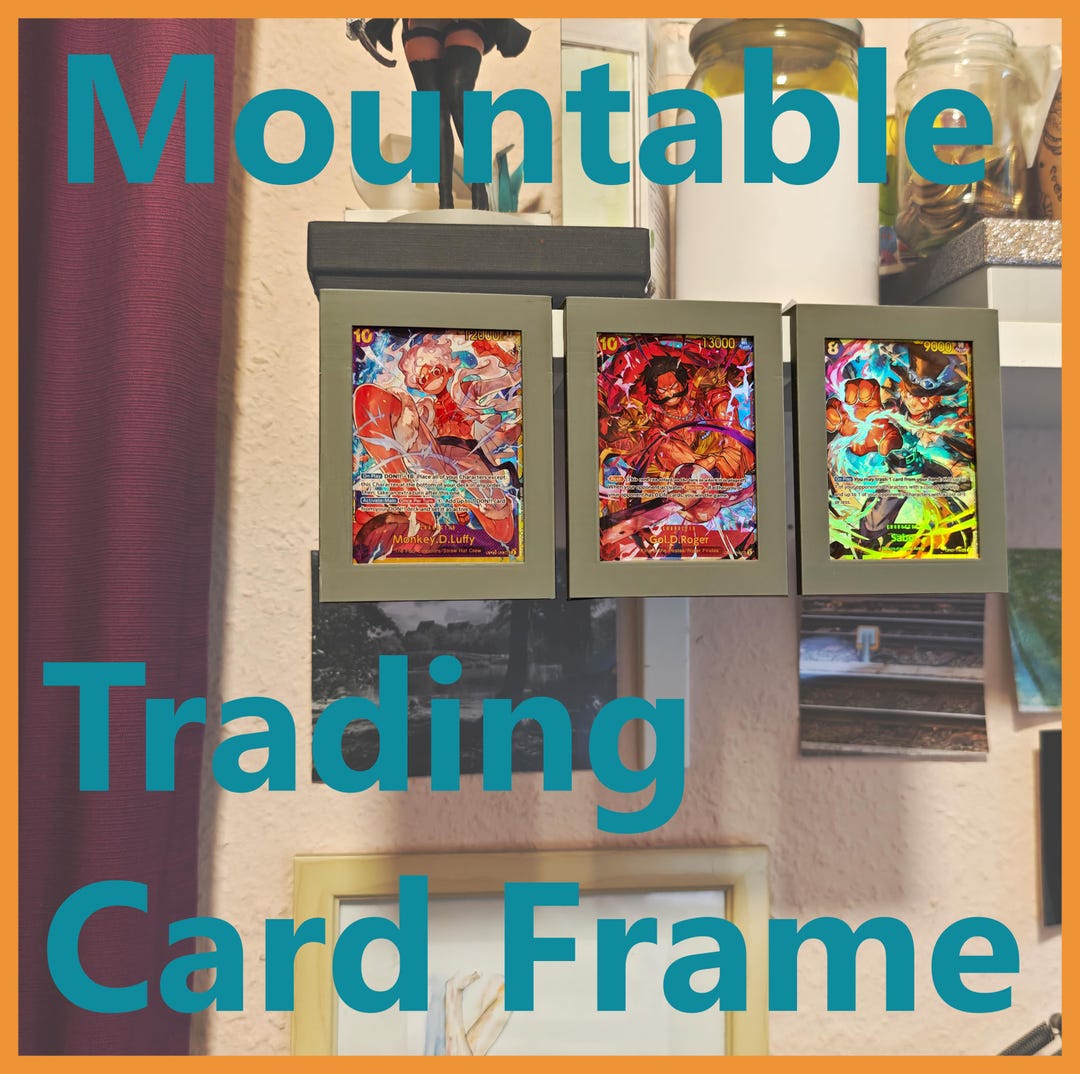 TCG Trading Card Frame Mountable for Shelves (billy Shelf From Ikea ...