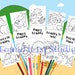 Printable Coloring Bookmarks Mega-pack! Instantly Download Over 60 ...