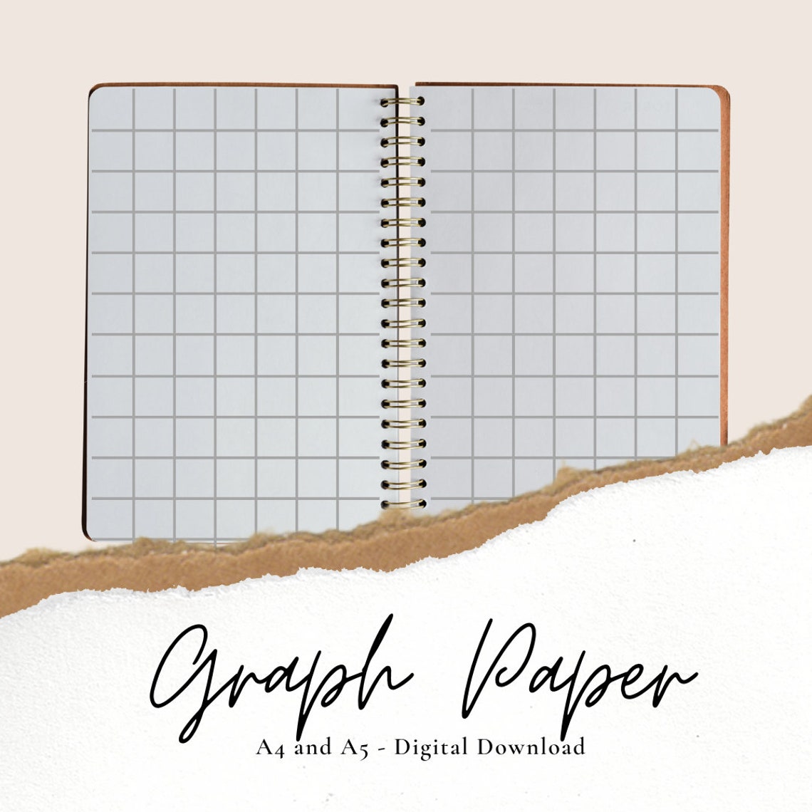 Graph Paper Digital Download - A4 and A5 - No Margins - Etsy