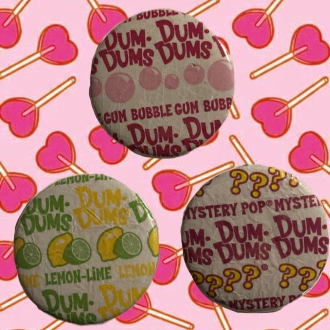 Dum-dum Wrapper Pins - Etsy
