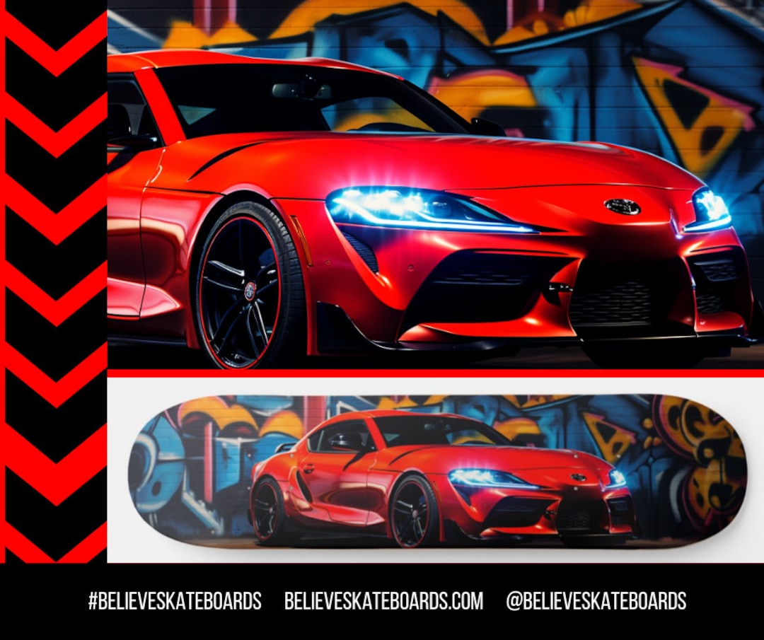 Toyota Custom Skateboard - Etsy