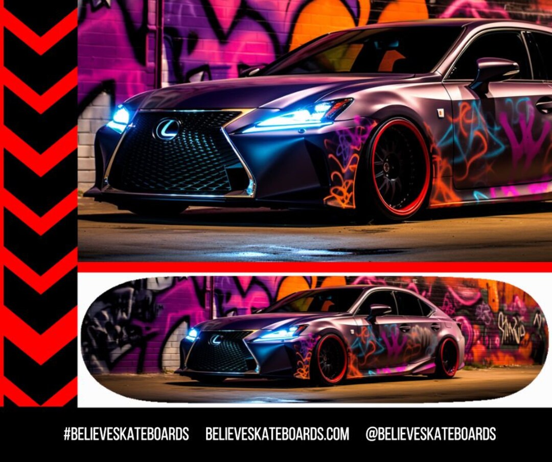 Lexus- Custom Skateboard - Etsy