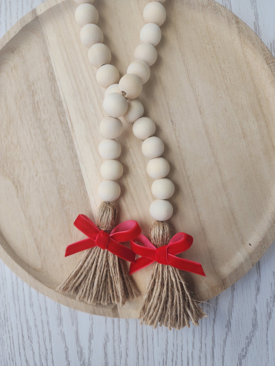 Christmas Bead Garland Nursery Christmas Decor Christmas - Etsy