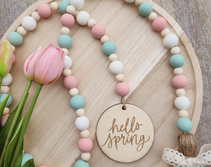 Spring Bead Garland - Etsy