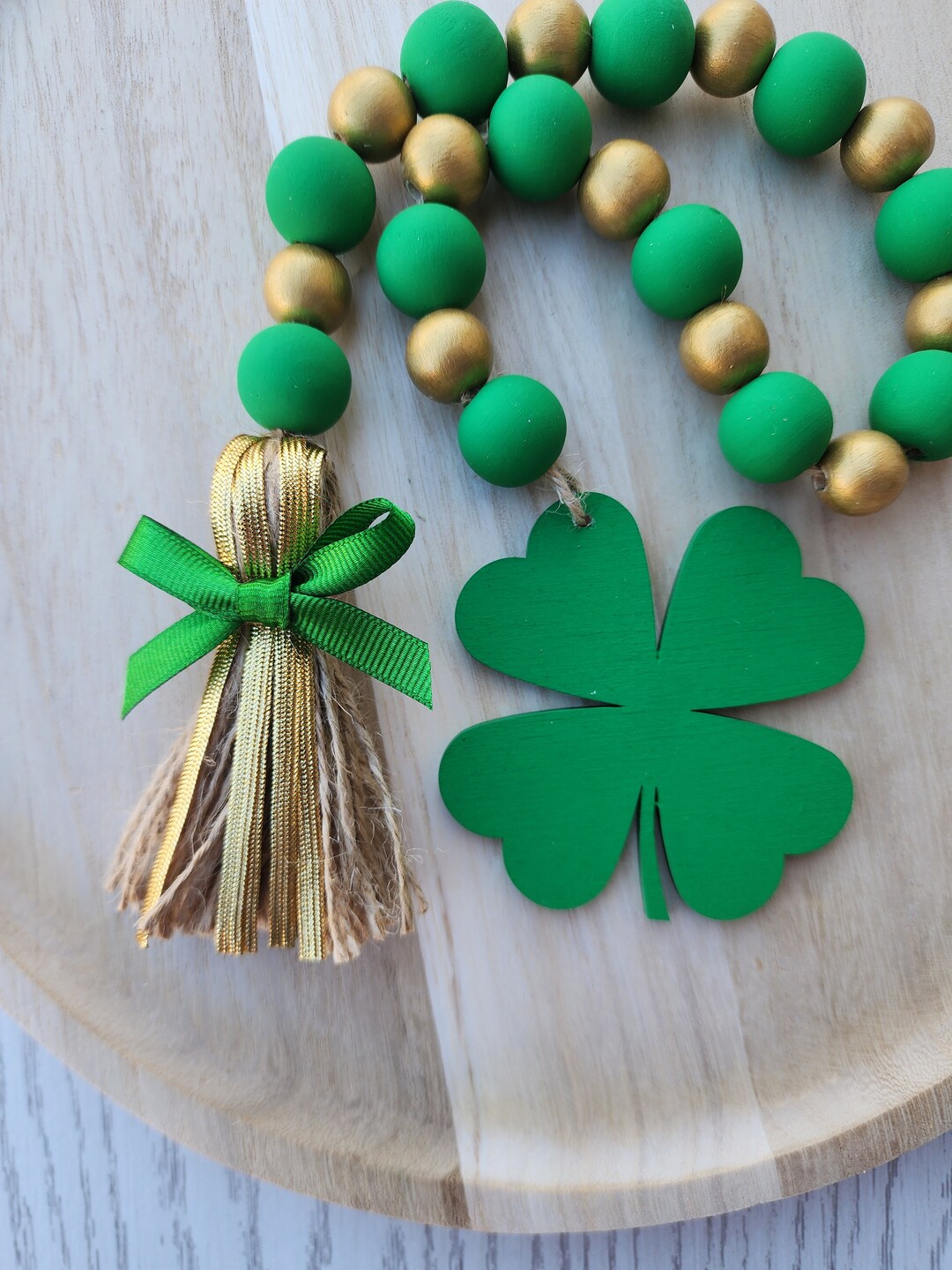 St. Patrick's Day 4 Leaf Clover Garland - Etsy