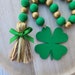 St. Patrick's Day 4 Leaf Clover Garland - Etsy
