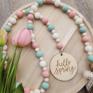 Spring Bead Garland - Etsy