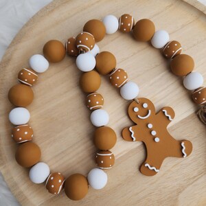 Gingerbread Decor | Gingerbread Cookie Garlands | Kitchen Christmas ...
